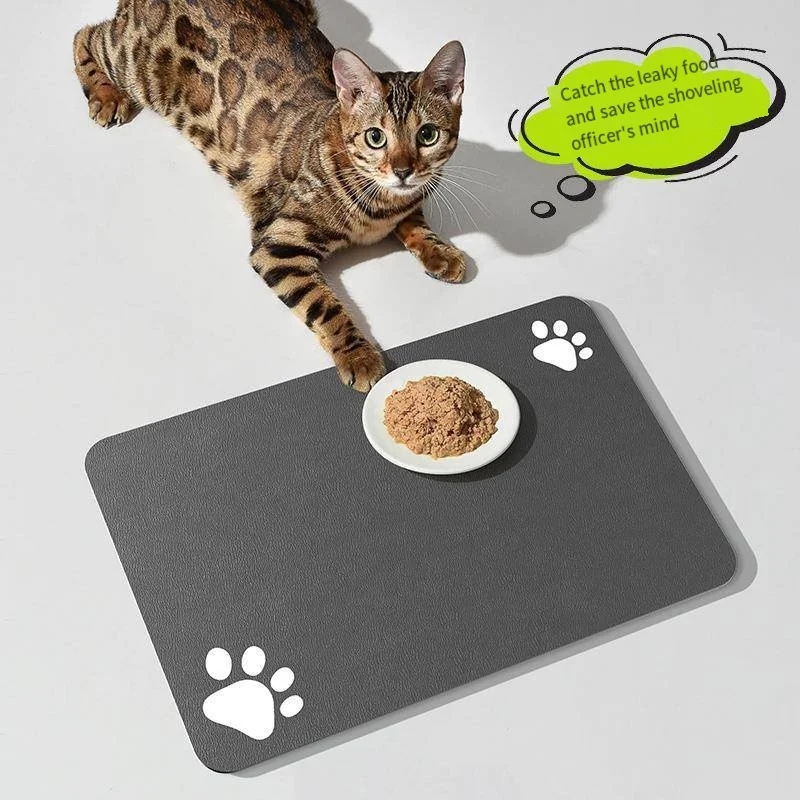 VIKAMA-Simple-Style-Diatomite-Pet-Placemat-Pet-Feeding-Re-washable-Non ...