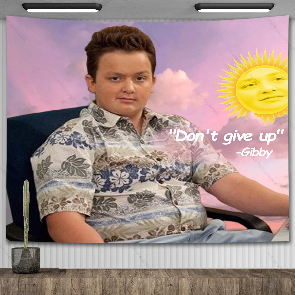 Noick-Gibby-from-ICARLY-Tapestry-Wall-Decor-Fuuny-Meme-Tapestry ...