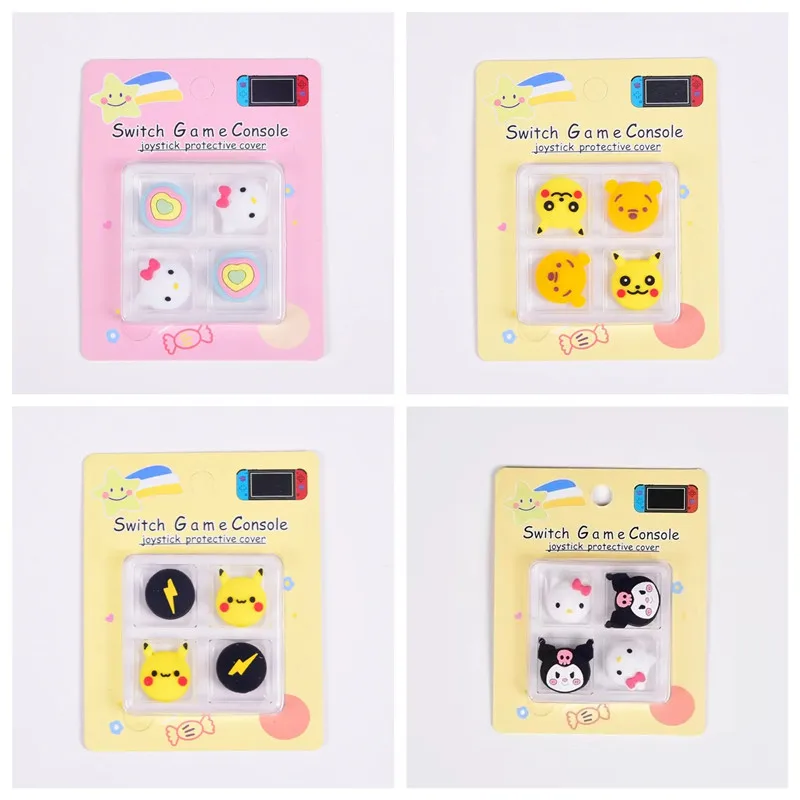 MINISO-Sanrio-Hello-Kitty-Stick-Grip-Cap-Joystick-para-Nintendo-Switch ...