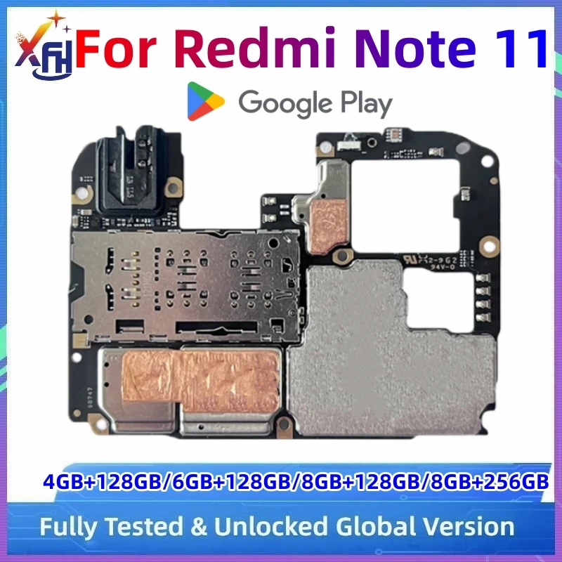 Motherboards-for-Redmi-Note-11-4G-Original-Unlocked-Mainboard-Global ...