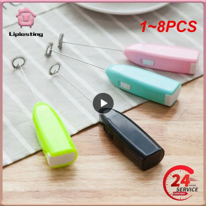 1-8PCS-Milk-Drink-Coffee-Whisk-Stirrer-Mini-Milk-Frother-Mixer ...