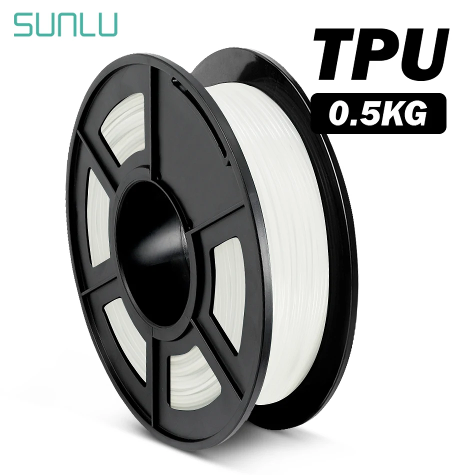SUNLU-TPU-Filament-Flexible-0-5KG-1-75MM-95A-Hardness-Grade-Soft-Good ...