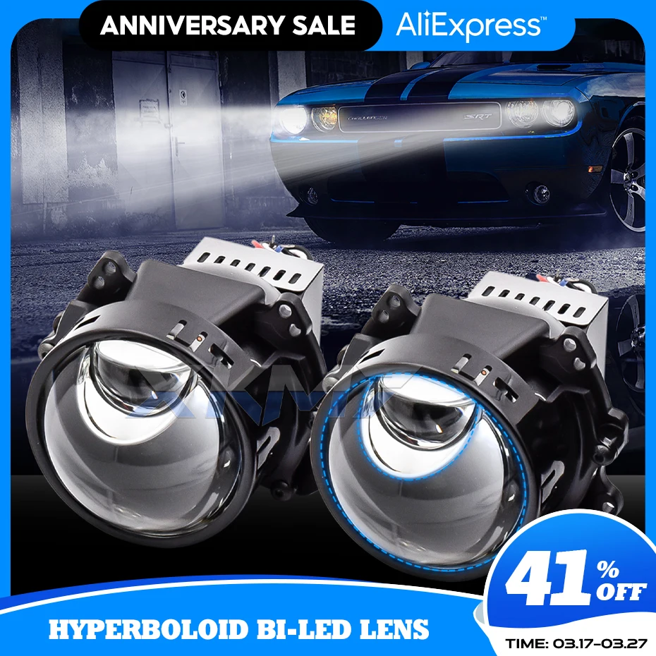 Bi-led-Lens-Projector-For-Hella-3R-G5-Bracket-LED-Headlight-Matrix ...