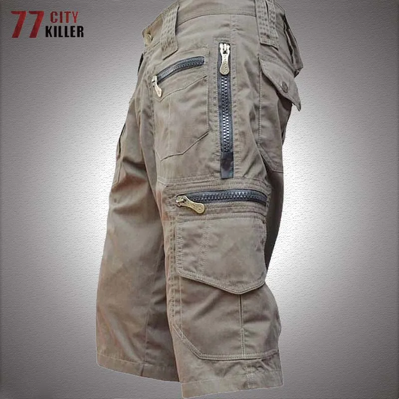 Summer-Cargo-Shorts-Men-Cotton-Multi-pocket-Five-point-Pants-Fashion ...