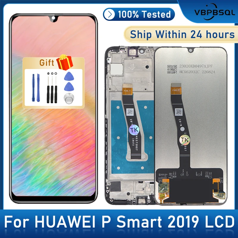 Original 6.21" For HUAWEI P Smart 2019 LCD Touch For P Smart 2019 ...