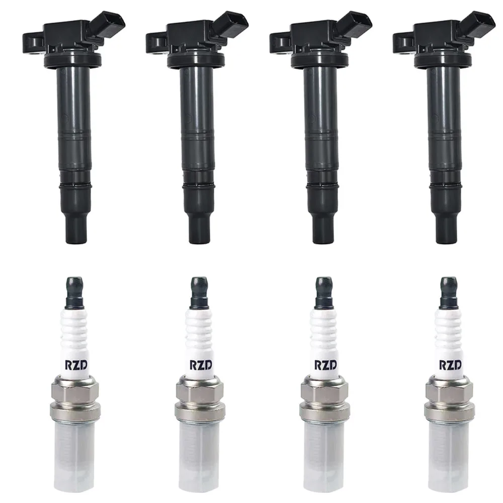 4X-Ignition-Coil-4X-Iridium-Spark-Plug-for-Toyota-CAMRY-PREVIA-RAV4 ...