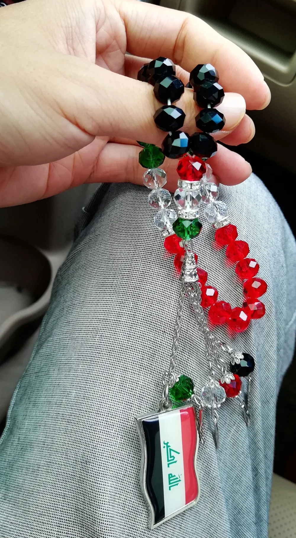 IRAQ-Necklace-Prayer-Beads-Rosary-Iraqi-Flag-Sticker-Coin-Misbaha ...