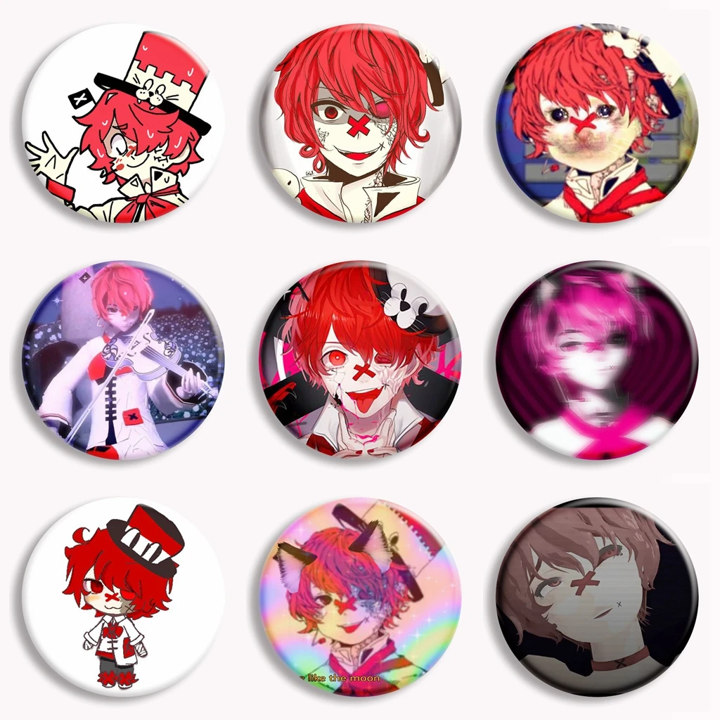 31-Style-Ctue-Little-Fukase-Button-Pin-Creative-Funny-Fan-Art-Brooch ...