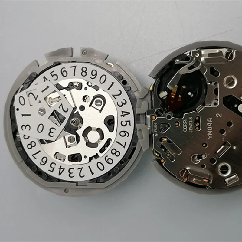 시계 무브먼트 액세서리: ym04 무브먼트, 식스 니들 12 시 캘린더, 쿼츠 무브먼트, 369 초| | - AliExpress