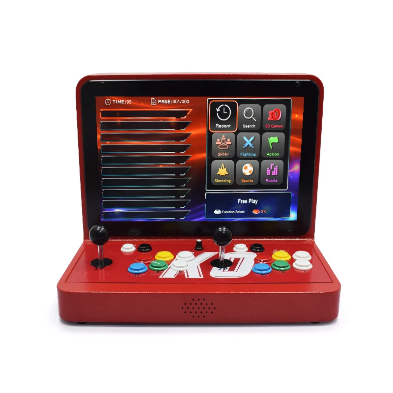 Pandora OS 6067 Games 17 Inch LCD Arcade Console 2 Players PCB Board ...