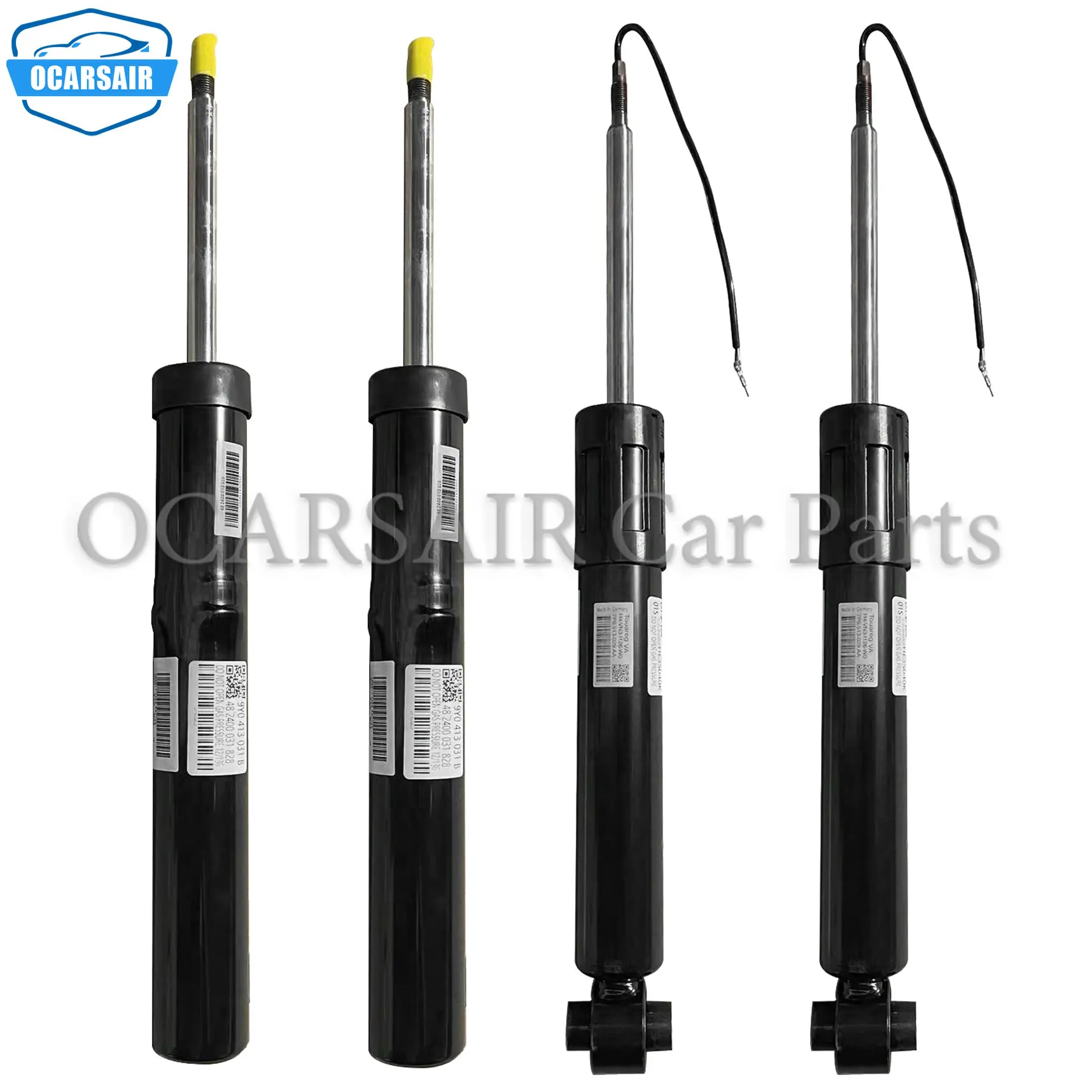 4pcs Front& Rear Shock Absorber For Porsche Cayennne 2019-2020 With ...