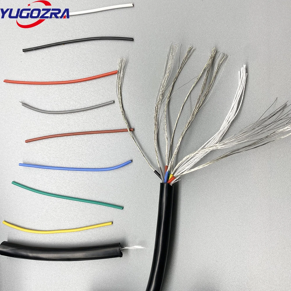 silicone-Rubber-Wire-Flexible-Monitoring-Network-Cable-8-core ...