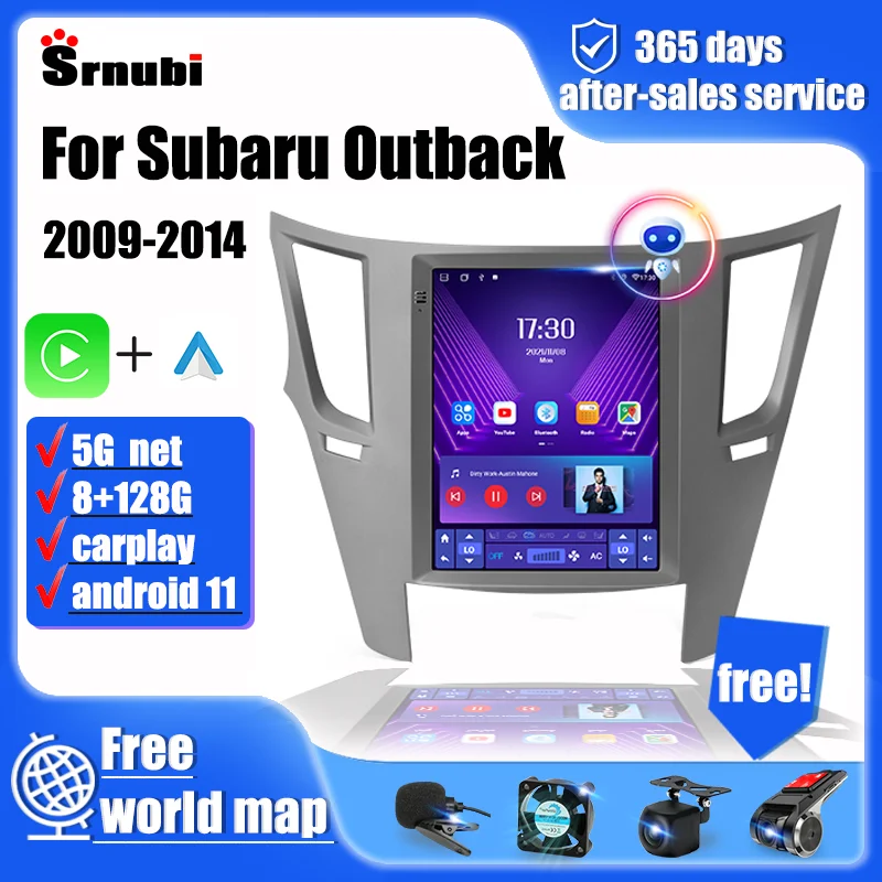 Android 11 Car Multimedia For Subaru Outback 4 Impreza Legacy 2009-2014 ...