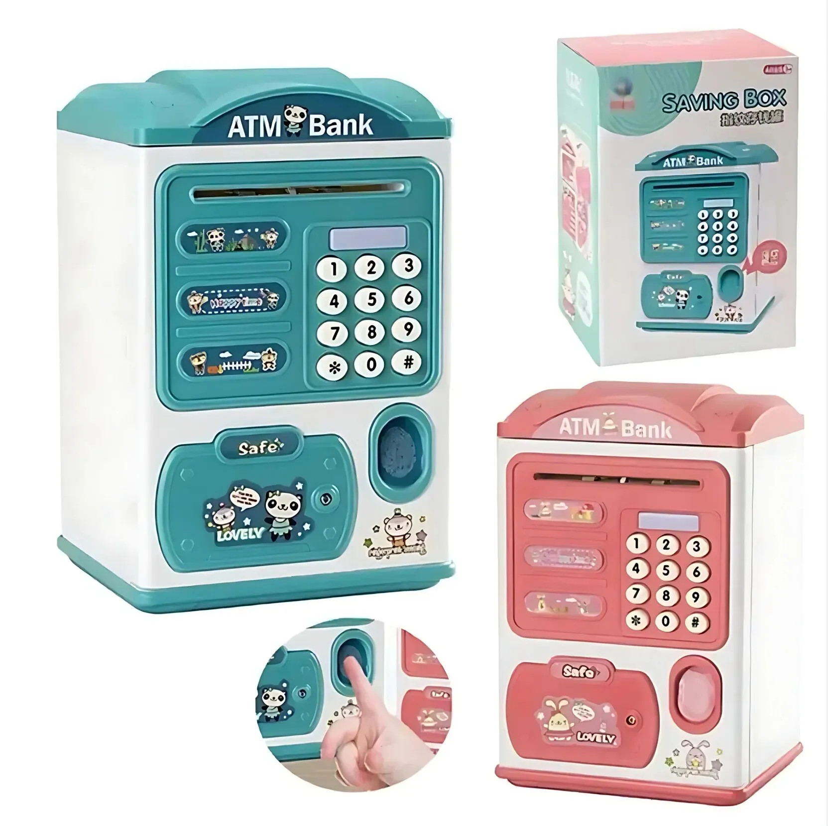 Electronic-Bank-Safe-Box-Money-Boxes-For-Children-Digital-Coins-Cash ...