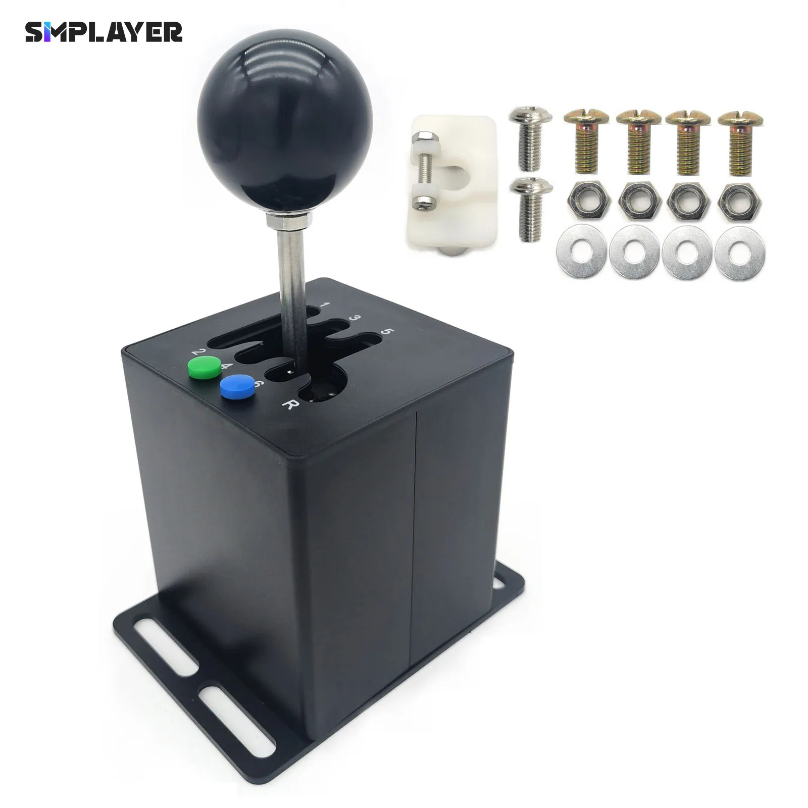 Simplayer-Black-White-6-R-7-R-Manual-USB-Shifter-Sim-Racing-Shifter-for ...