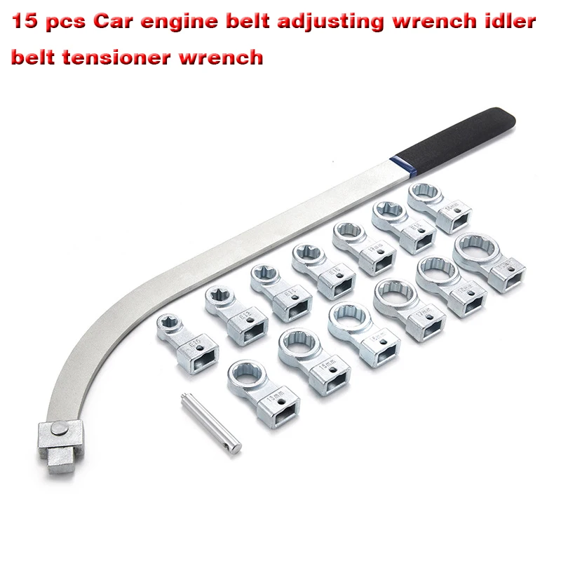 15Pcs-Idler-Pulley-Adjustment-Wrench-Belt-Tension-Tensioning-Adjuster ...