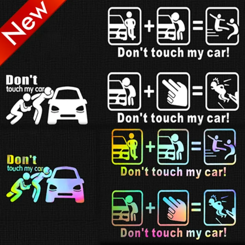 Don T Touch My Car Stickers Funny Auto Body Exterior Vinyl Decals Decor