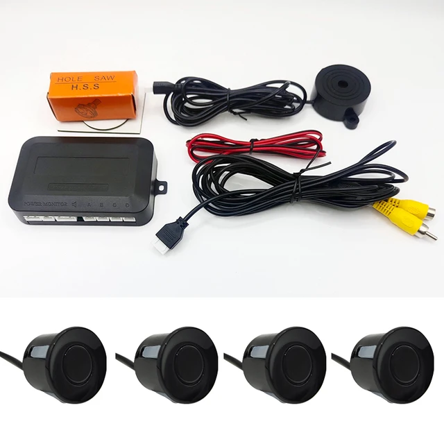 Video Parking Sensor Kit Car Reverse Backup Radar Assistance Auto ...