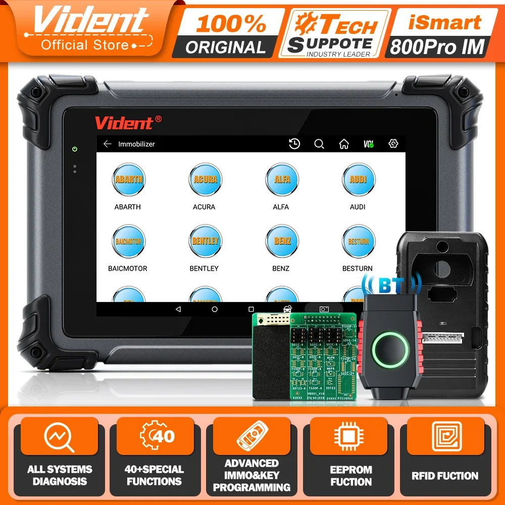 VIDENT-iSmart800Pro-IM-IMMO-Key-Programmer-Diagnostic-Tool-OBD2-Scanner ...