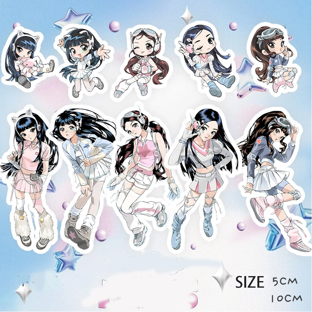 KPOP-Super-Star-Returning-Character-Stickers-MinJi-Hanni-Danielle ...