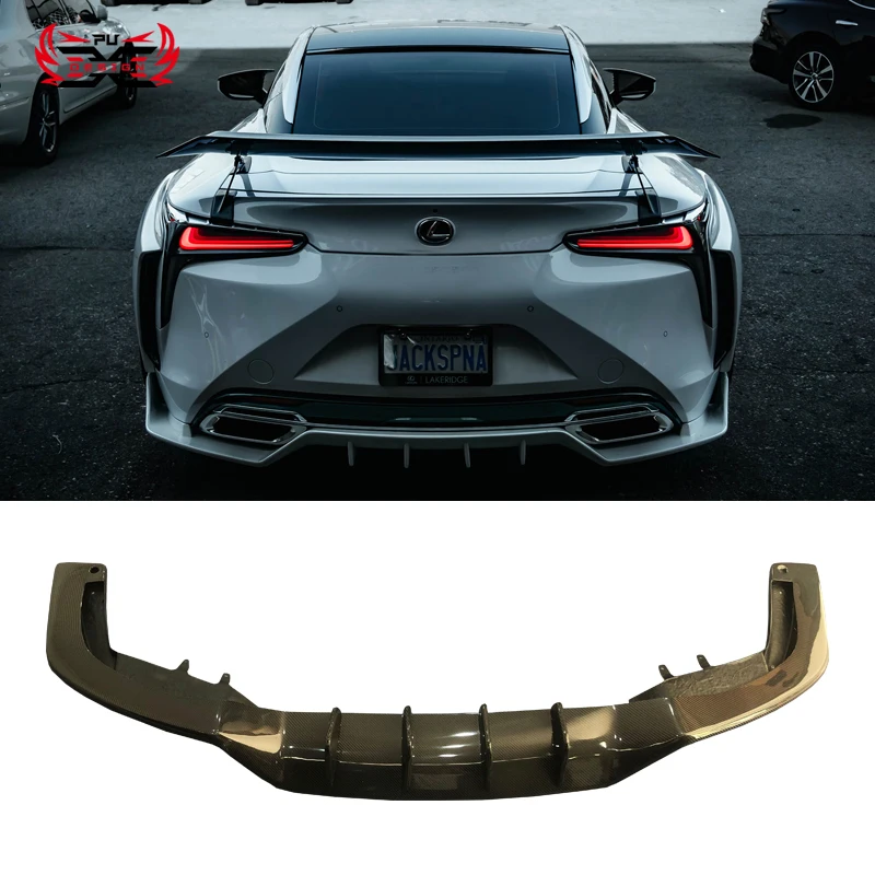 Wholesale-Carbon-Fiber-Rear-Bumper-Lip-For-Lexus-LC500-Rear-Diffuser ...