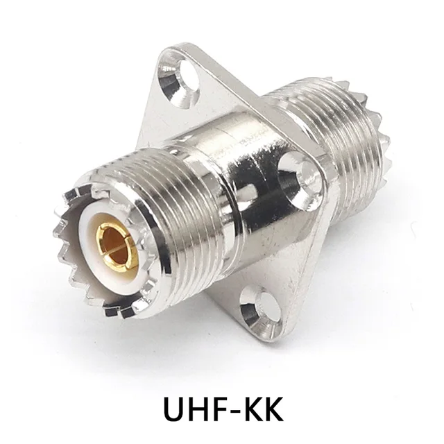 SL16 M UHF-KKF female to SO239 female square plate 25*25 copper radio ...