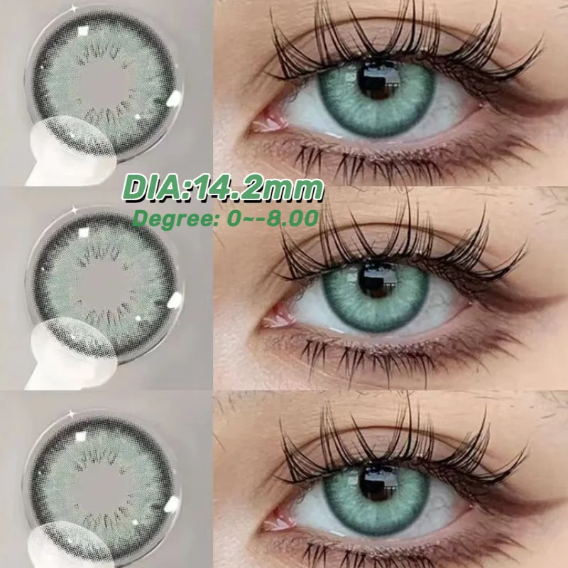 KSSEYE-2PCS-New-Natural-Korean-Contact-Lenses-with-Degree-Colored ...