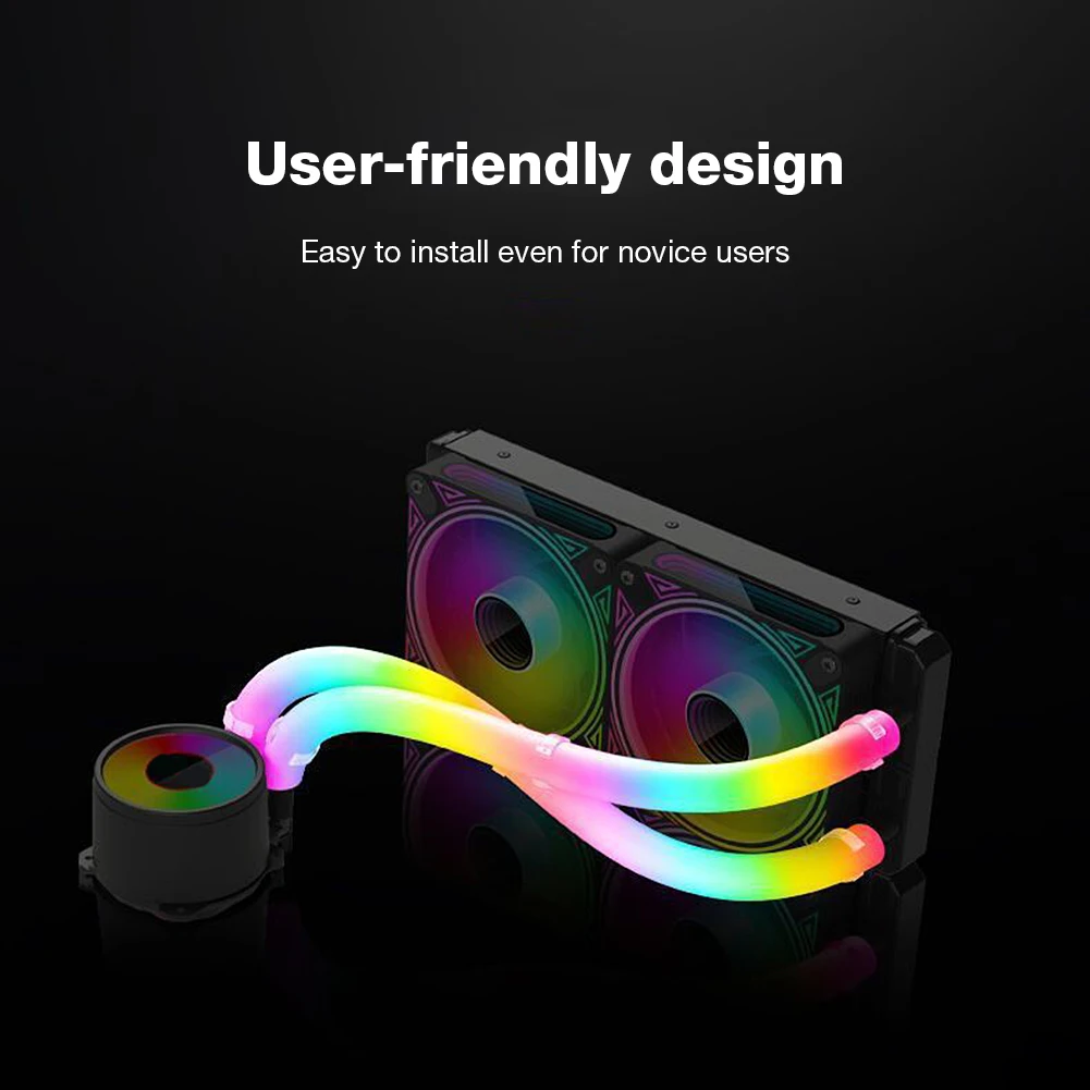 2-PCS-Silicone-Hose-Pipe-Aura-Sync-5V-3PIN-ARGB-Tube-Sleeve-Luminous ...