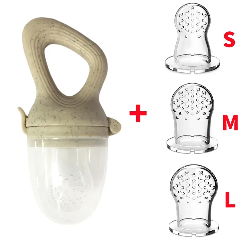 Baby-Pacifier-Fruit-Feeder-Baby-Silicone-Mesh-Bag-Pacifier-Food-Grade ...