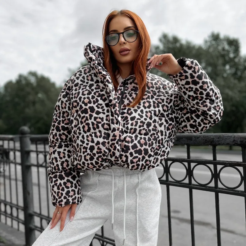 Talenza-Retro-Leopard-Print-Short-Jacket-Women-s-Fashion-O-neck-Long ...