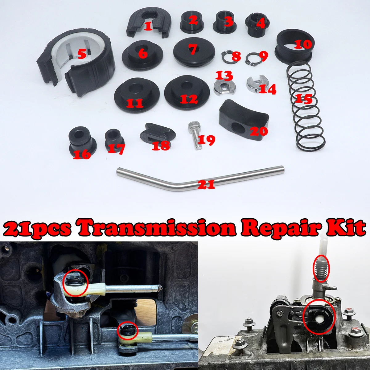 Transmission Repair Set Upgrade Bushing MT Gearbox Enhance Shifter ...