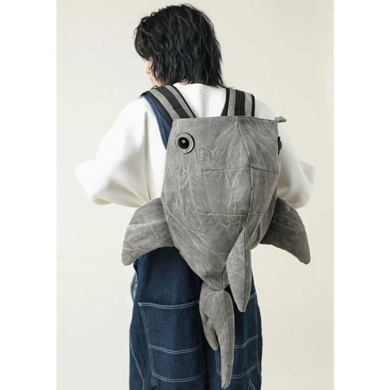 Funny-Whale-Shark-Shape-Backpack-Durable-Large-Capacity-Travel-Bag-Cute ...