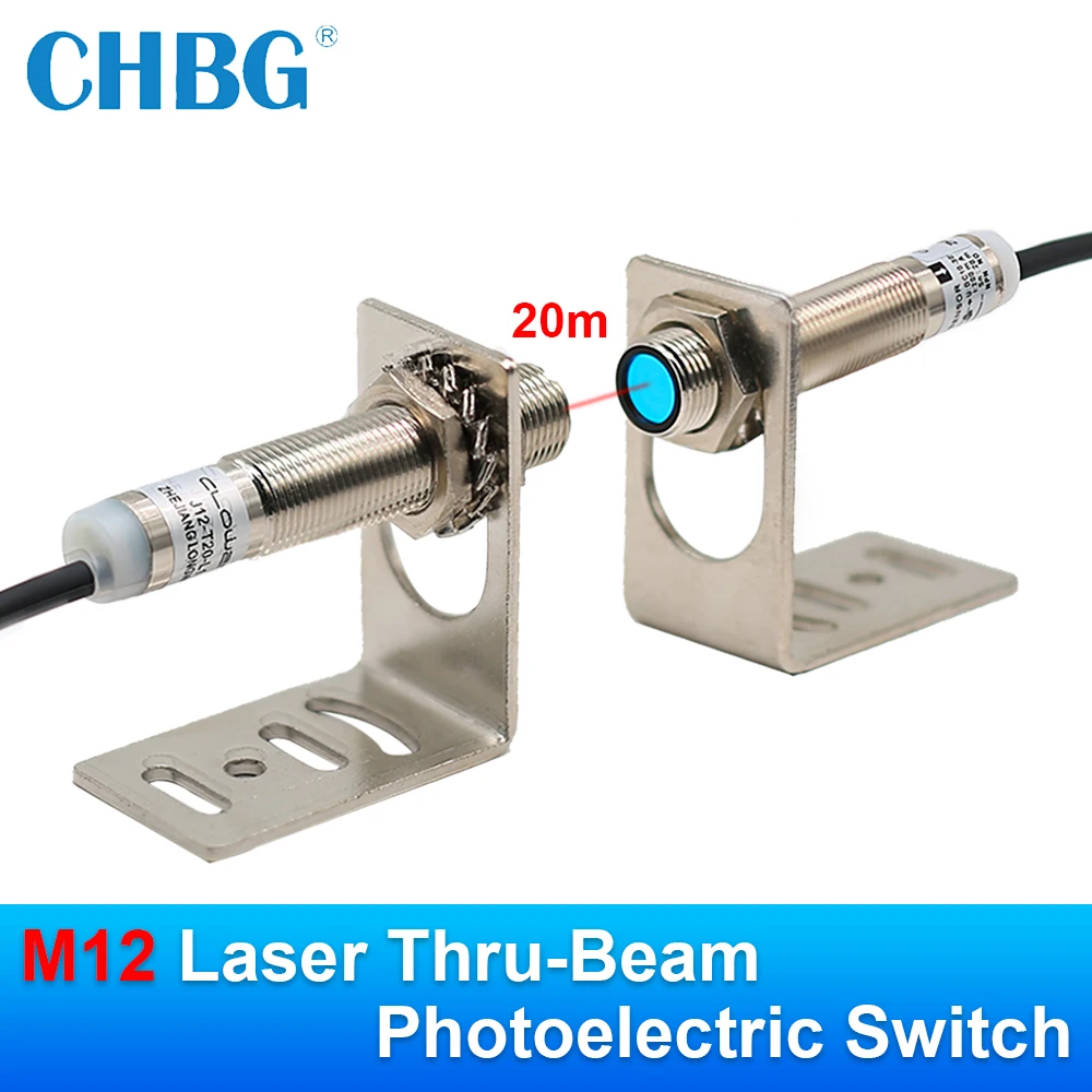 CHBG-M12-20m-Safety-Working-Detection-Laser-Sensor-Through-Beam ...