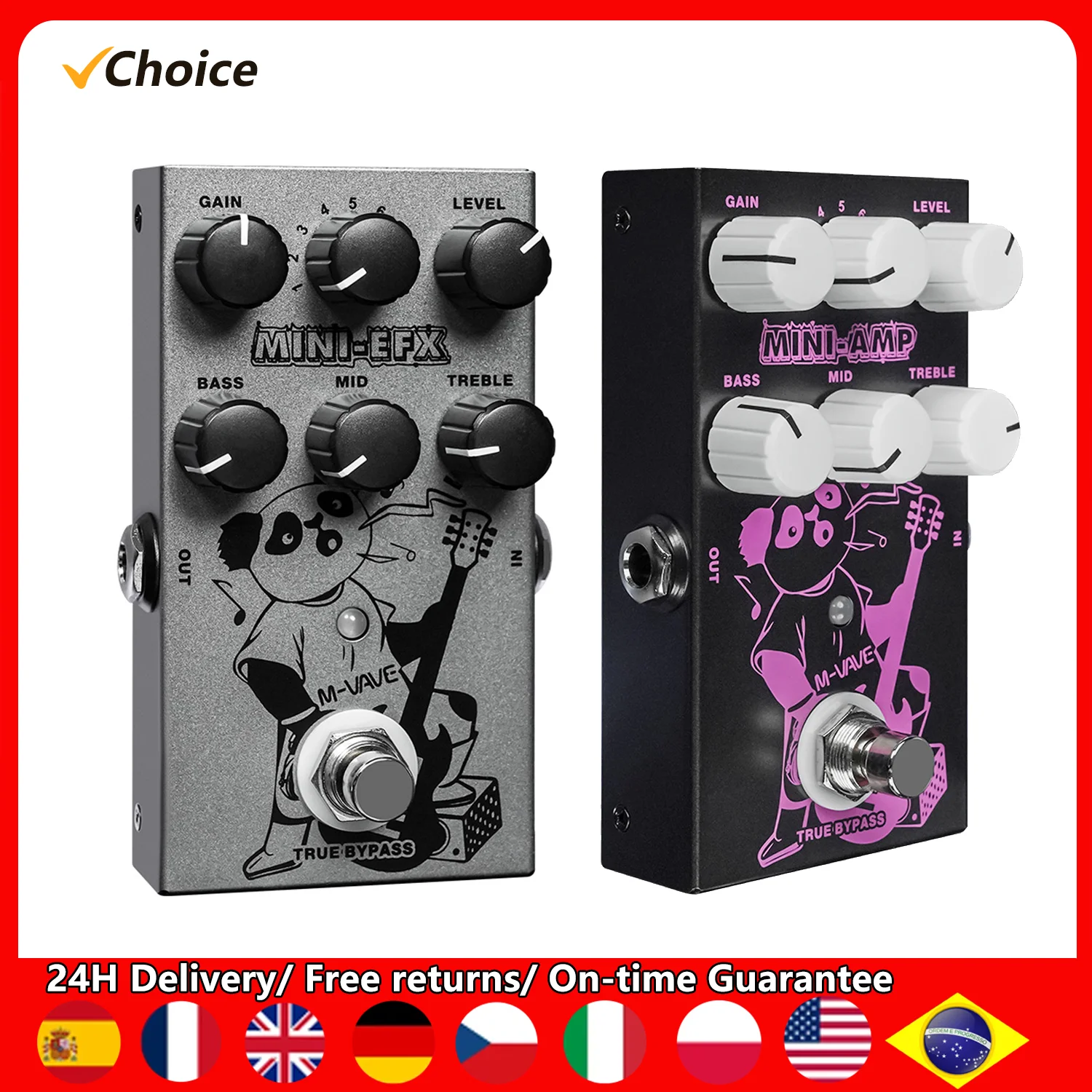 M-VAVE-Electric-Effects-Pedals-Heavy-Metal-Electric-Guitar-Overload ...