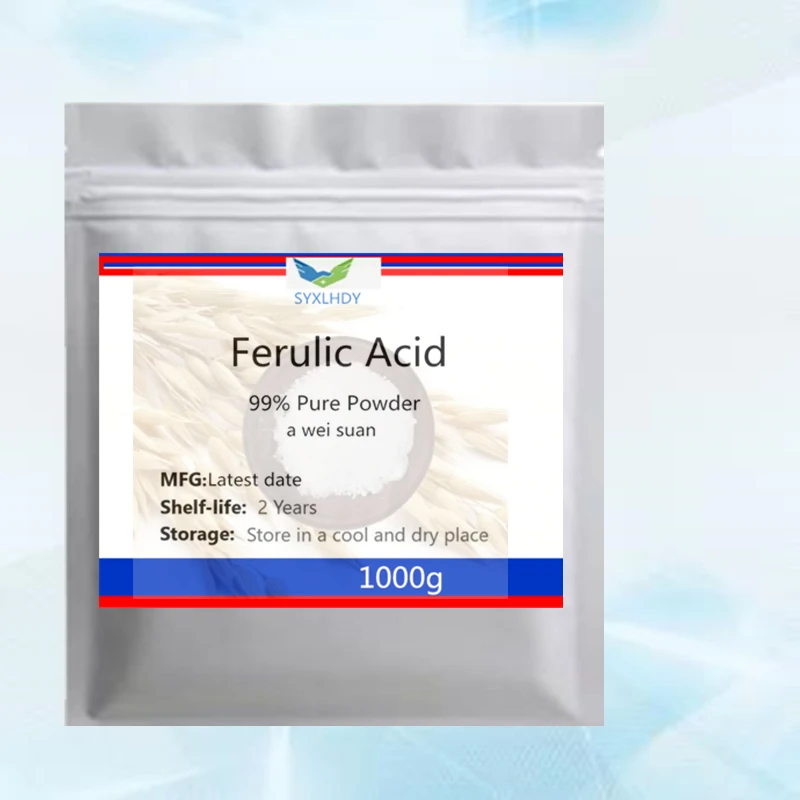 Suitable for global distributors 50g-1000g Ferulic Acid Powder High ...