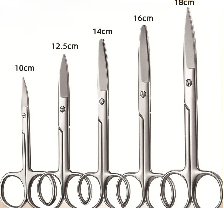 Medical-Surgical-Scissors-Steel-Small-Nail-Tools-Eyebrow-Nose-Hair-Cut ...