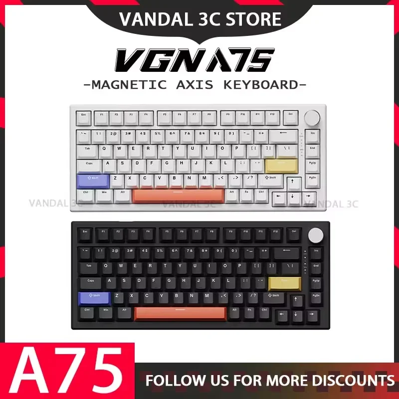 Vgn-A75-Wired-Magnetic-Axis-Keyboard-E-Sports-Keyboard-Custom-Rt-Hot ...