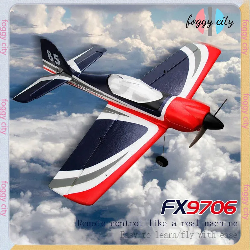 New-Fx9706-Remote-Control-Aircraft-Five-Channel-Red-Bull-Fighter-Fixed ...