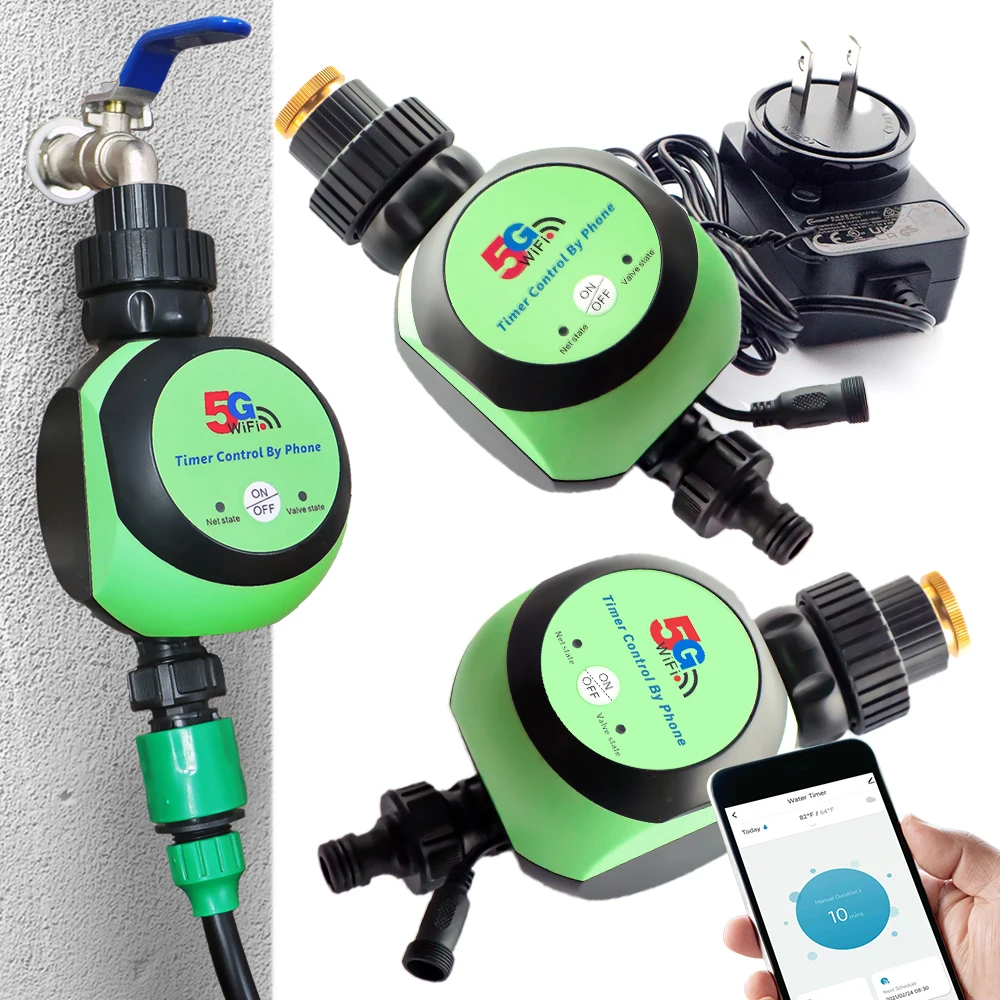 New-5G-WiFi-Bluetooth-compatible-Water-Timer-Plant-Watering-Valve ...