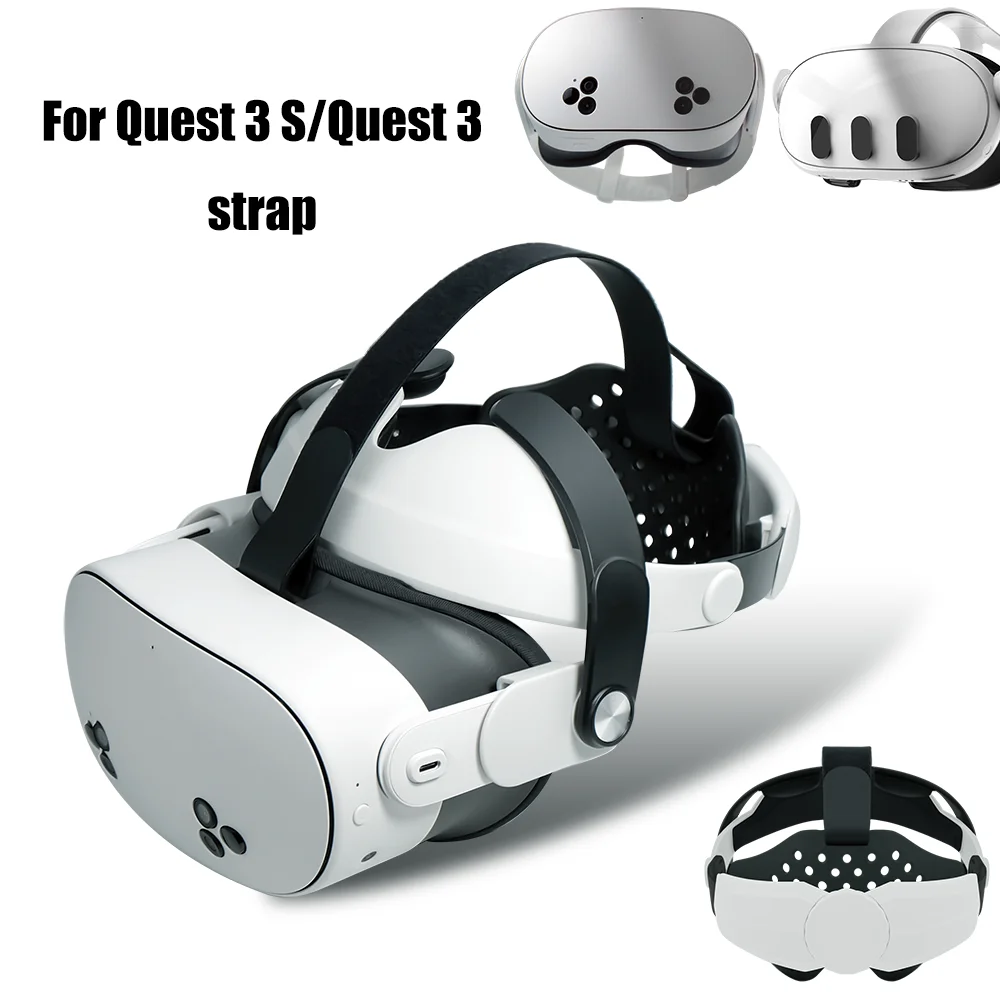 Head Strap for Meta quest 3 / quest 3S VR Glasses Comfortable Virtual ...