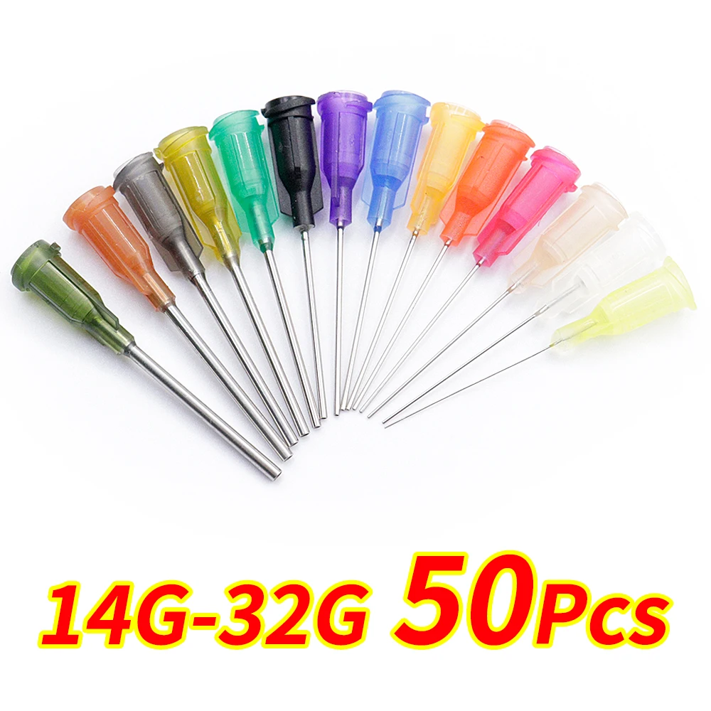 14G-32G-25mm-Dispensing-Machine-Injection-Needle-1-Inch-Stainless-Steel ...