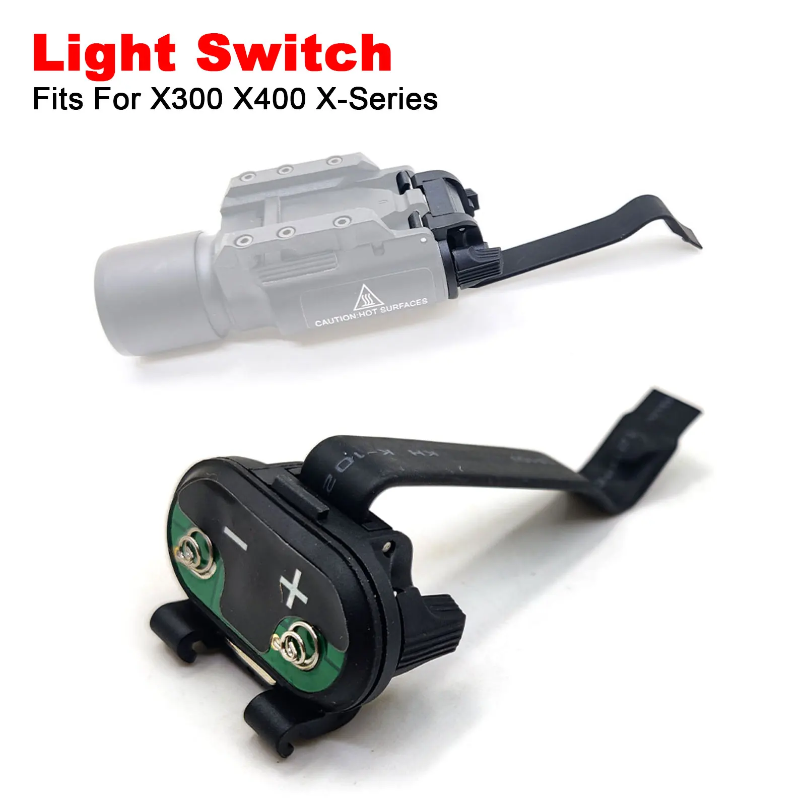 Tactical X300 X400 Flashlight Remote Pressure Switch Hot Button Control ...