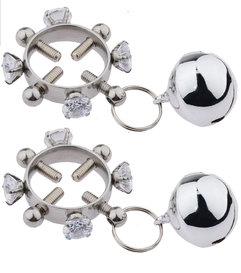 Bdsm New Arrival Jewelry Nipple Clamps Metal SM Breast Clip Sex Toy for Couple Women Men Adult ...