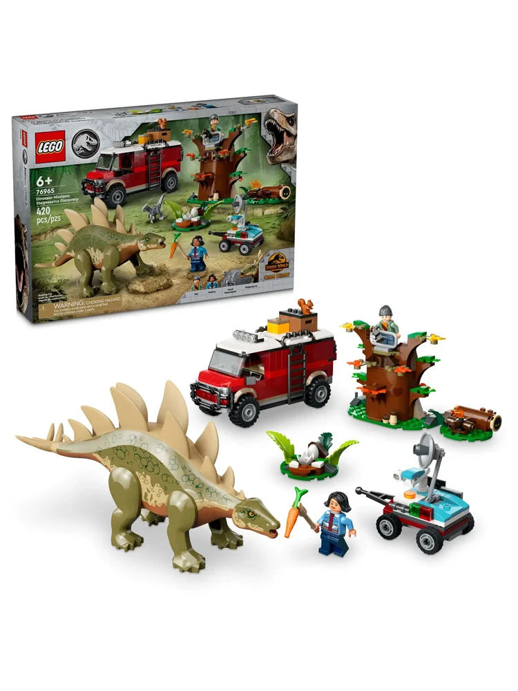Lego-jurassic-mundo-dinossauro-conjunto-descoberta-de-estegossauro ...