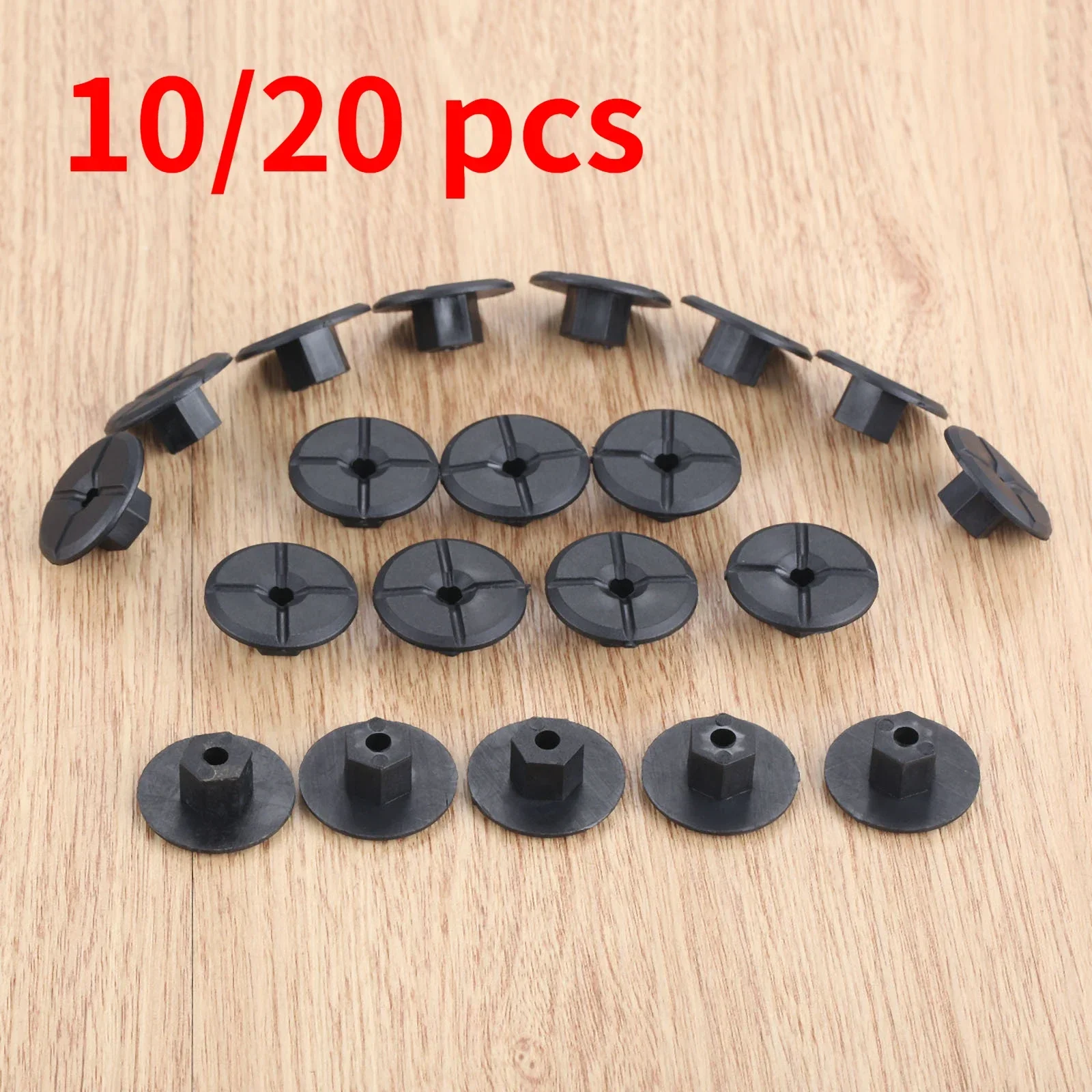 10-20-Pcs-4mm-Plastic-Fastener-Nut-For-Mercedes-Benz-Fender-Mud-Flap ...