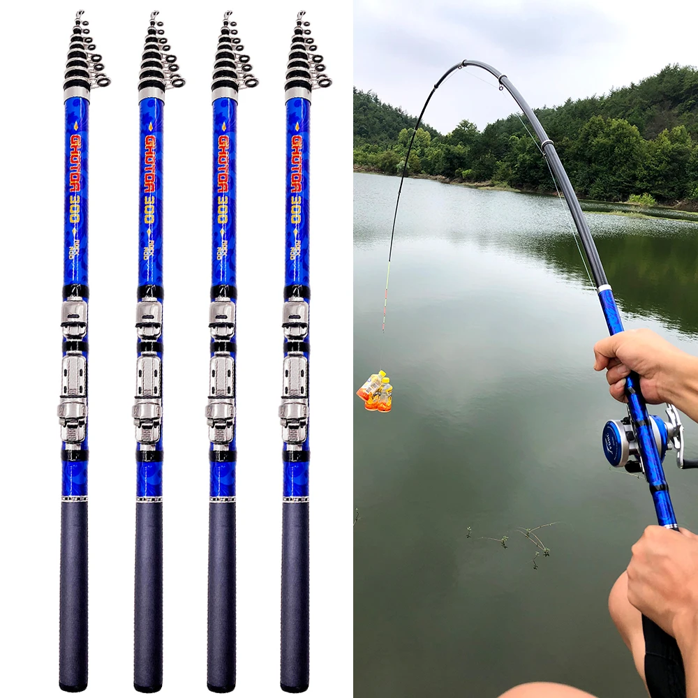 Telescopic-Rock-Fishing-Rod-1-5M-3-0M-Spinning-Carp-Feeder-Carbon-Fiber ...