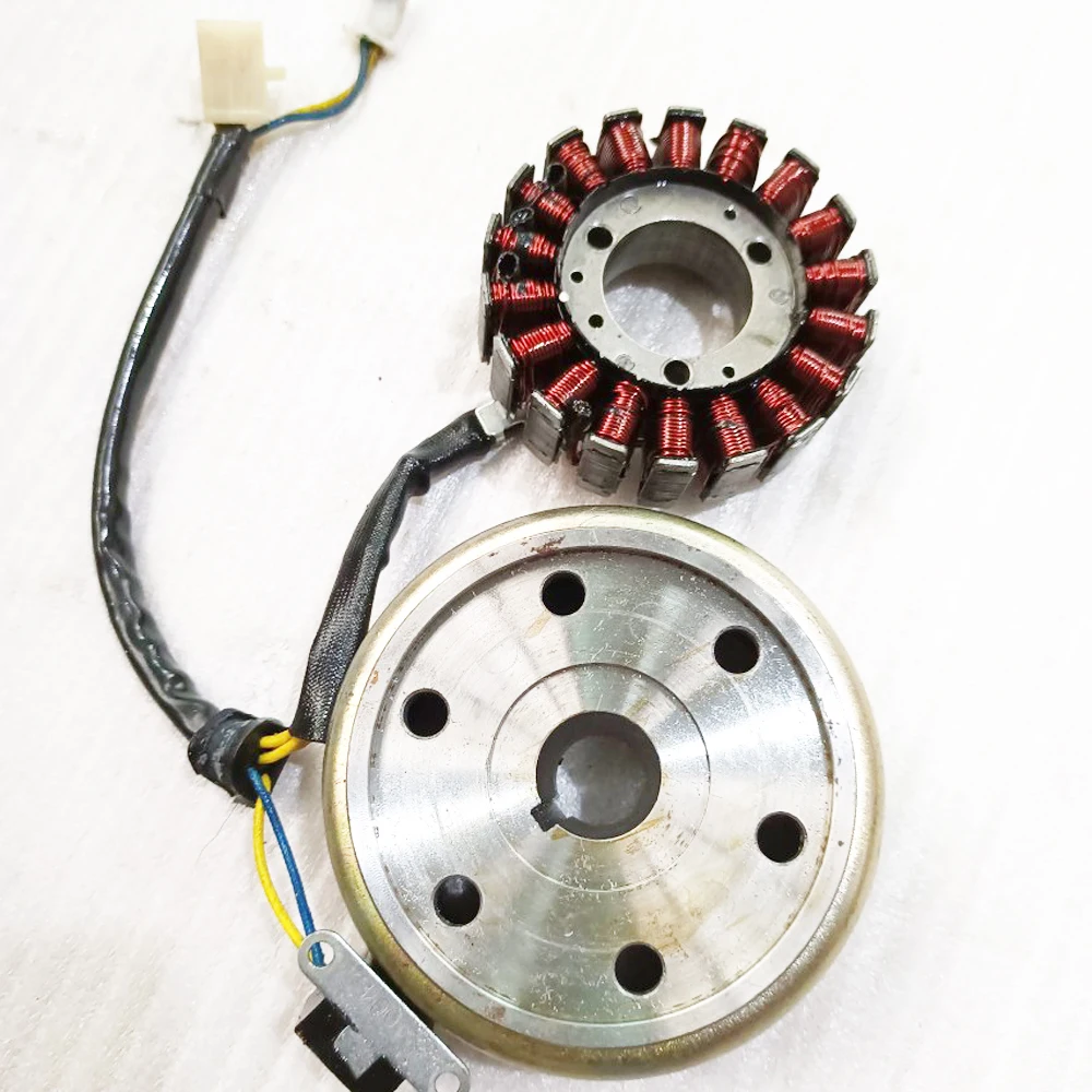 For Yamaha 250 ATV300 Stator Coil YP250 Linhai 250cc Magneto Rotor Flywheel