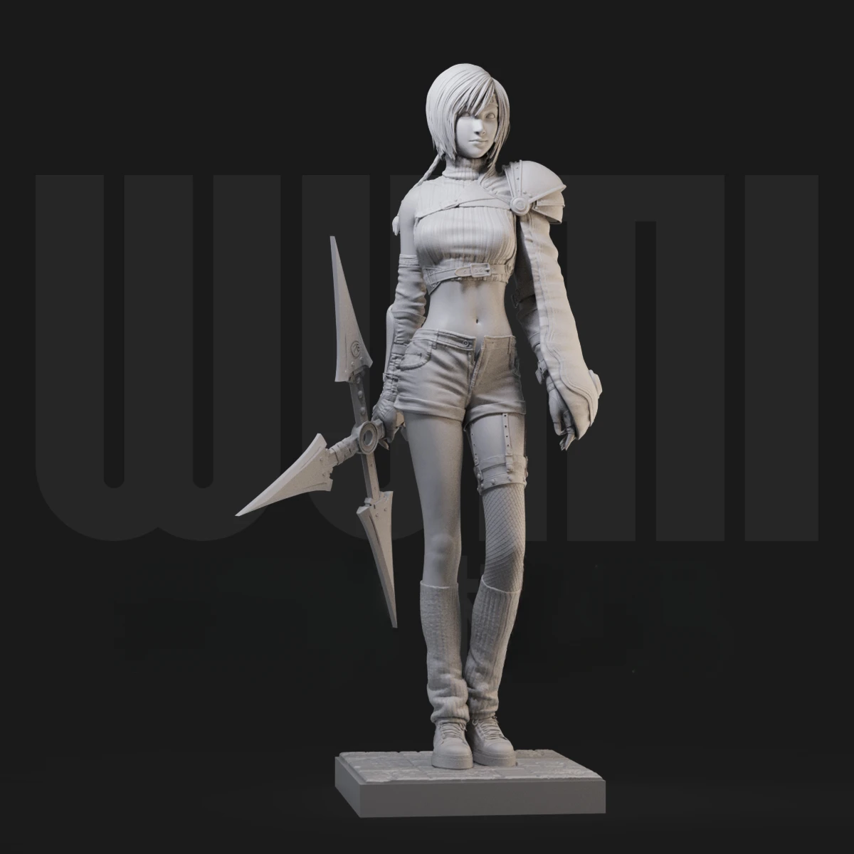 1/24 Die-cast Resin Model Assembly Kit Sci-fi Magic Figure Model ...