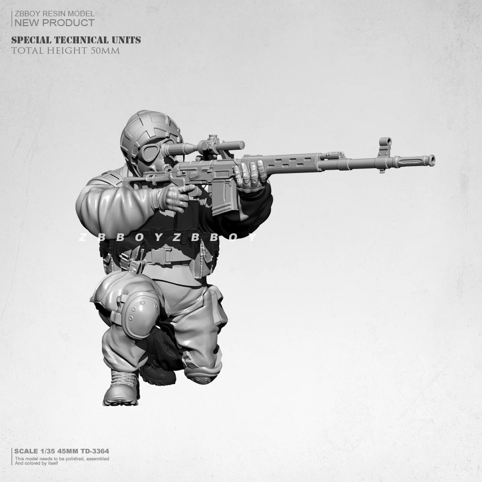 1-35-50mm-Resin-model-kits-figure-colorless-and-self-assembled-resin ...