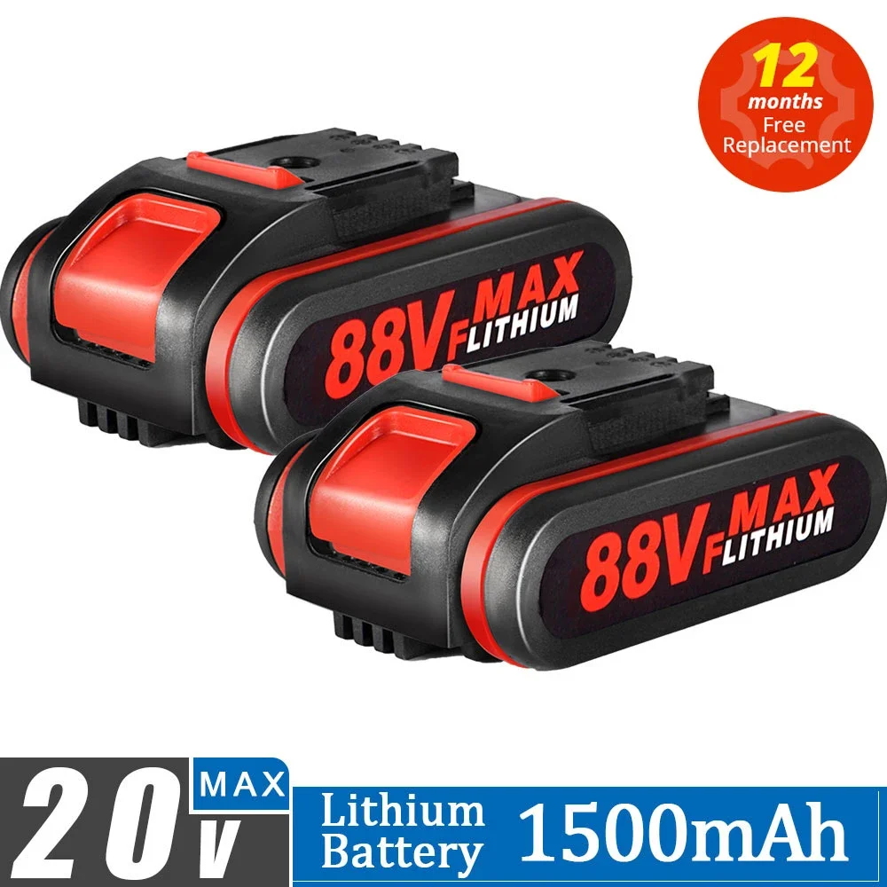 88vf1500mah Batterie Rechargeable Au Lithium-ion Pour Clé De Scie Électrique Scie Alternative ...